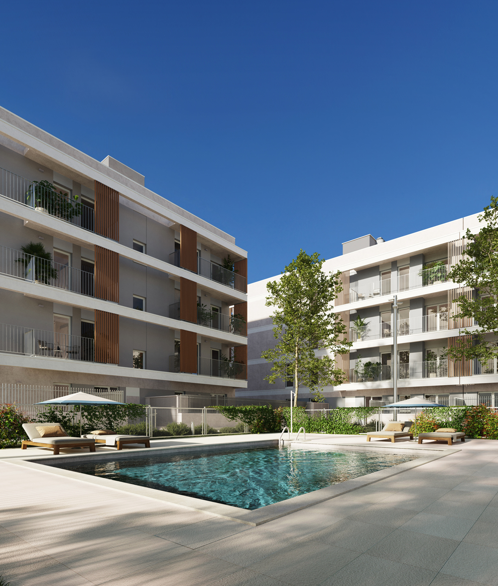 Parc Domeny IV, pisos obra nueva en Girona